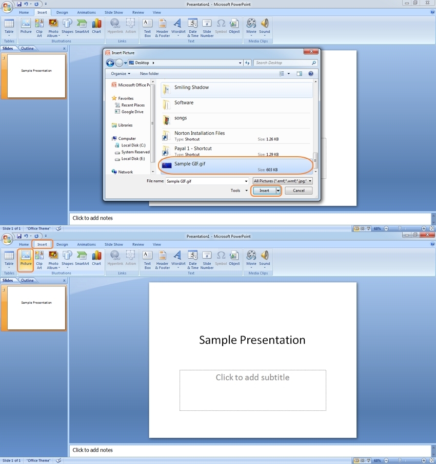 How To Put Animated Gif In Powerpoint